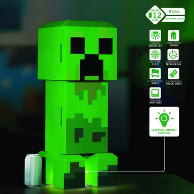 Ukonic Minecraft Creeper-figur Mini Køleskab | Elgiganten | Elgiganten