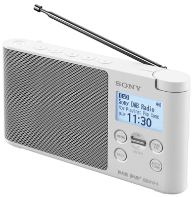Sony DAB+ radio XDR-S41D - hvid | Elgiganten
