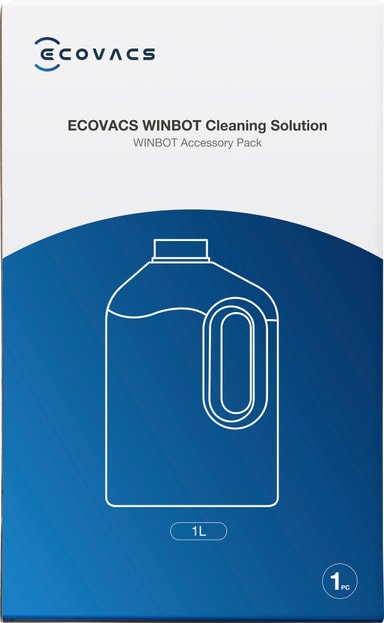 Renseopløsning til Ecovacs WINBOT W1 Pro vinduesrensningsrobot (1L ...
