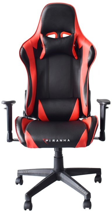Piranha Bite gaming stol (sort/rød) | Elgiganten
