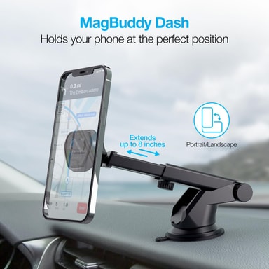 Naztech Magbuddy elite magnetisk telefonholder - Dash | Elgiganten