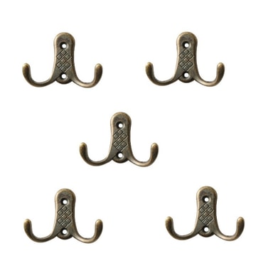 5 st multifunktionella dubbla krokar Kobber | Elgiganten