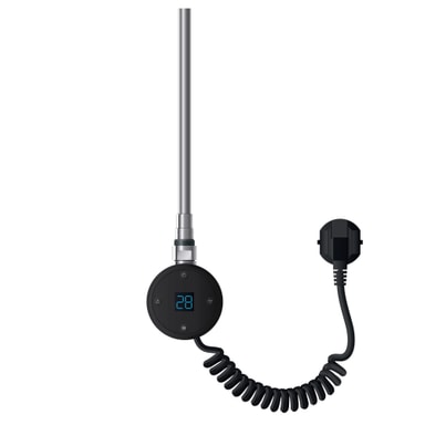 Varmeelement til badeværelsesradiator 300W sort mat LuxeBath | Elgiganten