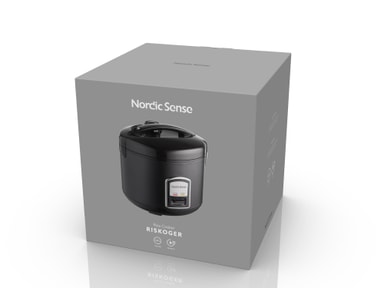Nordic Sense Riskoger 1,8 liter Sort | Elgiganten