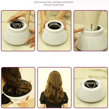 Foldbar hårtørrer curling diffuser Hvid | Elgiganten