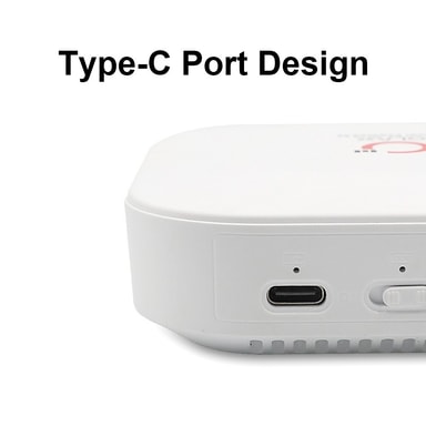 Bærbar WiFi trådløs router 2-i-1 CPE / MiFi Type-C RJ45 Lan-port ...