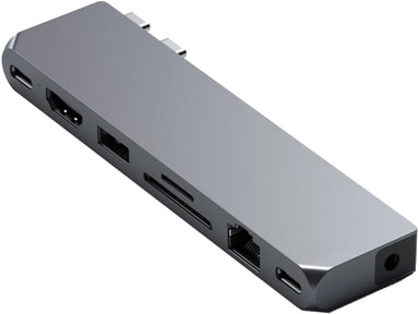 Satechi Pro Max USB-C hub (grå) | Elgiganten