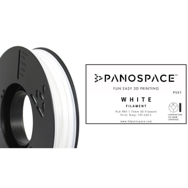 Panospace filament til 3D printer Hvid | Elgiganten | Elgiganten