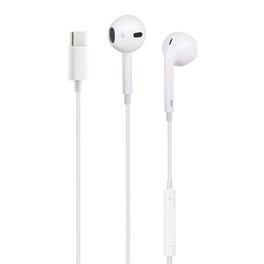 In-Ear Headset USB Type-C med Mic - Hvid | Elgiganten | Elgiganten