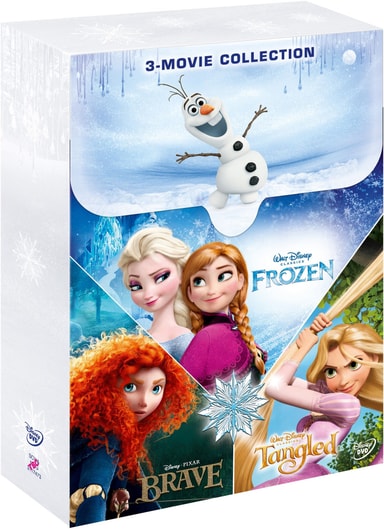 Tangled Frozen Brave Box - DVD | Elgiganten