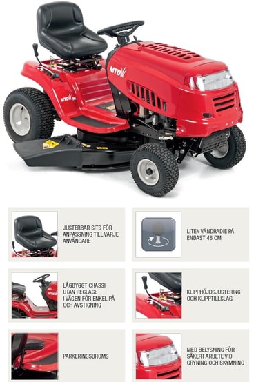 Mtd 96 havetraktor | Elgiganten | Elgiganten