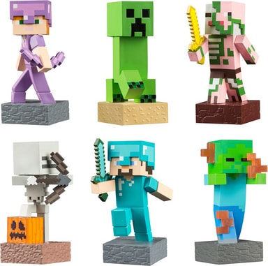 Minecraft Adventure Series 1 pakke med figurer | Elgiganten | Elgiganten