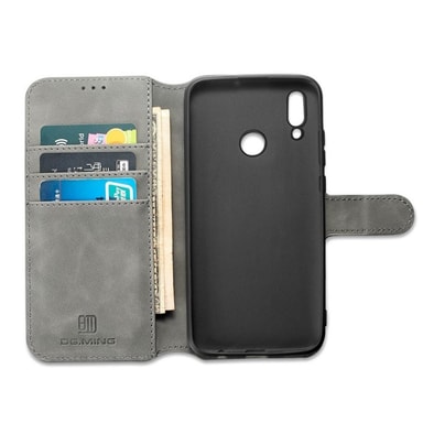 DG-Ming Wallet 3-kort til Huawei P Smart 2019 (POT-LX1) - Grå ...