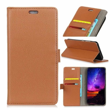 Wallet 2-kort til Huawei Mate 10 (ALP-L29) - brun | Elgiganten | Elgiganten