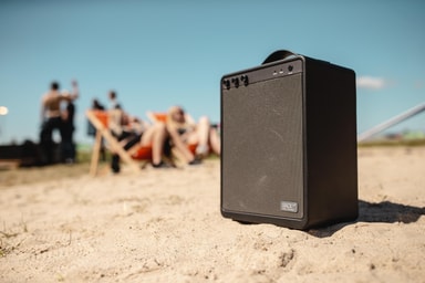 SACKit BOOMit kraftfuld transportabel bluetooth højtaler, Sort ...