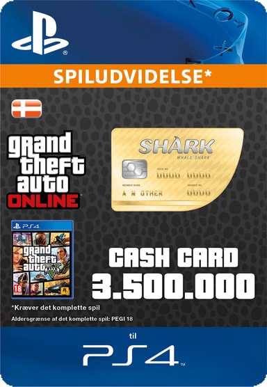 Whale Shark Cash Card (DK) - Playstation 4 | Elgiganten