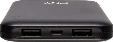 PNY PowerPack Slim 10.000mAh powerbank (sort) | Elgiganten