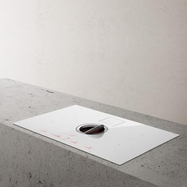 Eico Nikola Tesla Switch kogeplade med integreret emhætte 4990 (hvid ...