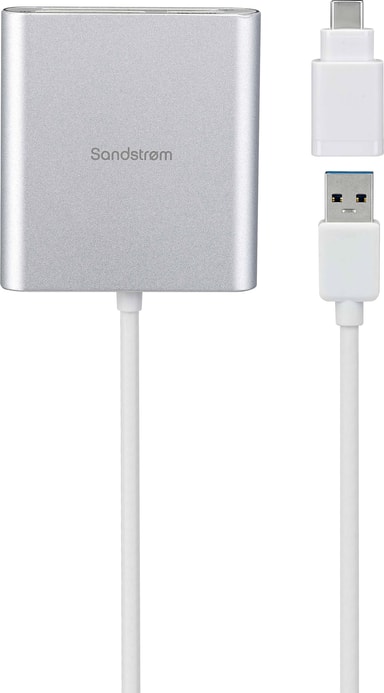 Sandstrøm USB 3.0 kortlæser-hub | Elgiganten