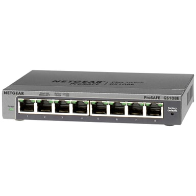 Netgear ProSafe Plus GS108E 8-ports switch | Elgiganten