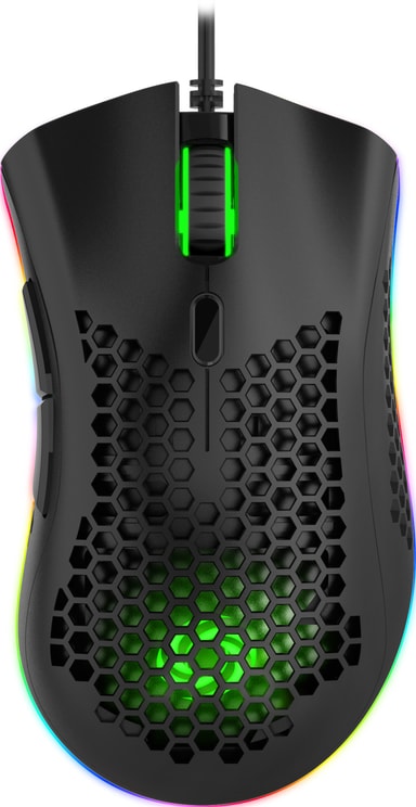 NOS M-650 gaming mus (sort) | Elgiganten