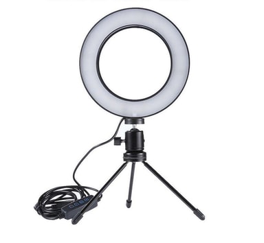 Pro Ring Light Studio LED Lys - Bord Model | Elgiganten