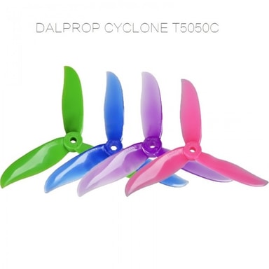 Dalprop Tri-Blade T5050C Cyklon Crystal Blue 2p | Elgiganten
