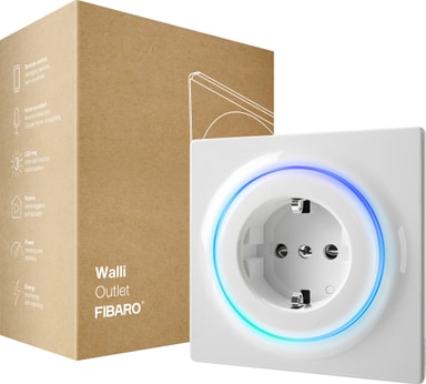 Fibaro Walli stikkontakt type F FGWOF-011 | Elgiganten