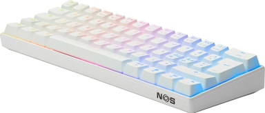 NOS C-450 Mini PRO RGB-tastatur (hvid) | Elgiganten