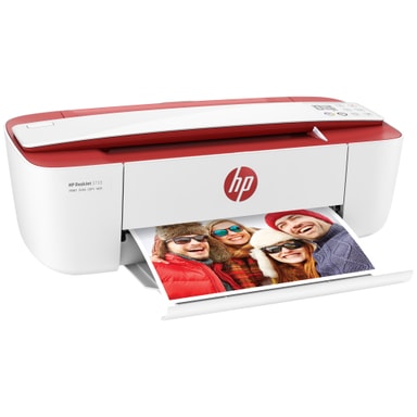 HP DeskJet 3733 AIO inkjet printer (rød/hvid) | Elgiganten