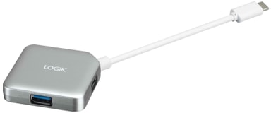 Logik USB-C til USB 3.0 4-ports hub | Elgiganten