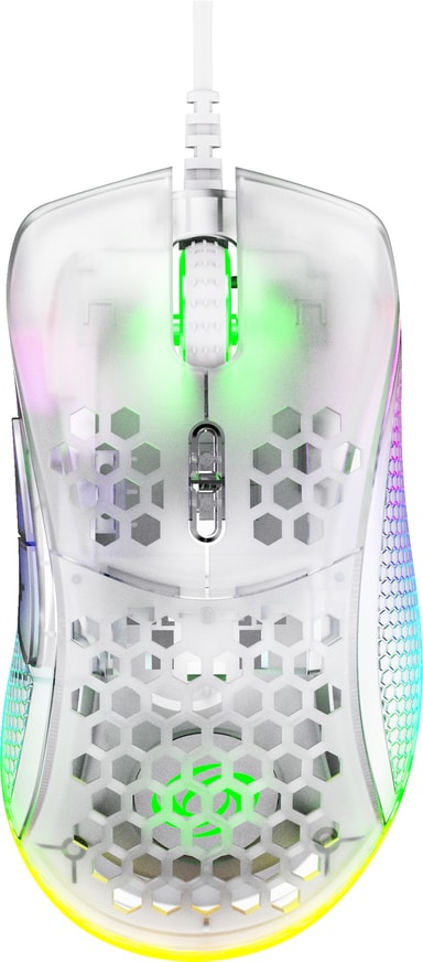 NOS M-600 V2 gaming mus (transparent) | Elgiganten