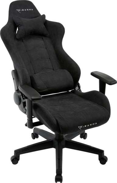 Piranha Bite Cloth Edition gaming stol (mørkegrå) | Elgiganten | Elgiganten