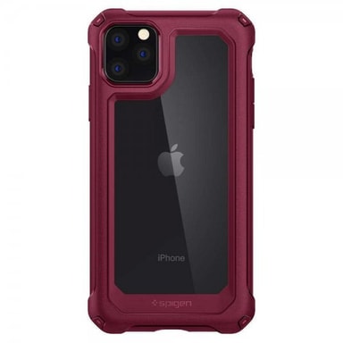 Spigen iPhone 11 Pro Cover Gauntlet Iron Red | Elgiganten
