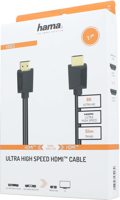 Hama 8K HDMI-kabel (2 m) | Elgiganten