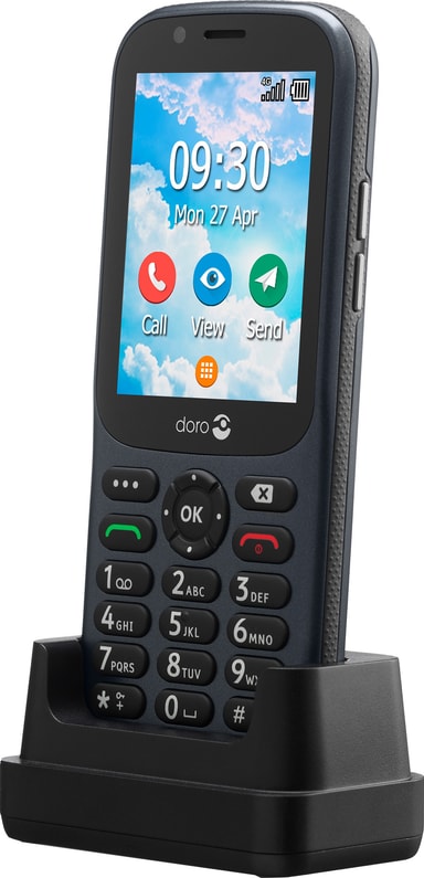 Doro 731X mobiltelefon (graphite) | Elgiganten