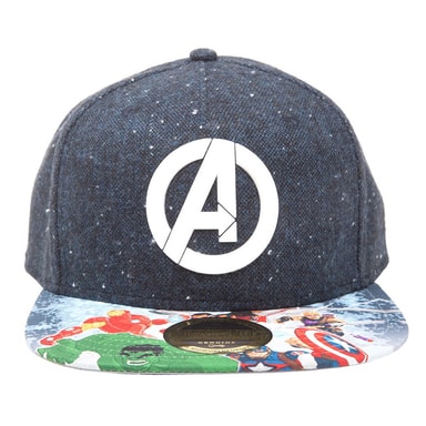 Marvel - Avengers Assemble snapback cap (sort) | Elgiganten