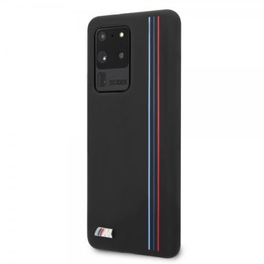 BMW Samsung Galaxy S20 Ultra Cover M-Sport Stripe Sort | Elgiganten