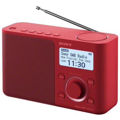 Sony DAB+ radio XDR-S61 (rød) | Elgiganten