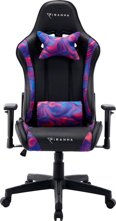 Piranha Bite gaming stol (trippy design) | Elgiganten | Elgiganten