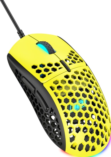 JLT Edge Ultralight gaming mus (gul) | Elgiganten