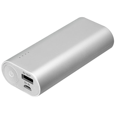 Goji powerbank - 6700 mAh - sølv | Elgiganten | Elgiganten