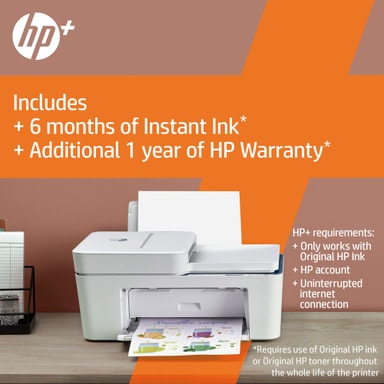 HP DeskJet 4130e Inkjet AIO printer | Elgiganten