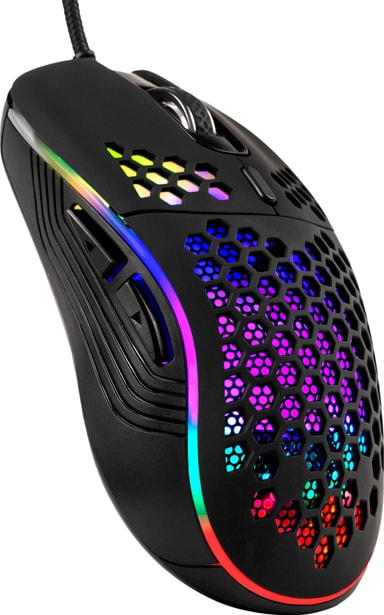 Next SR7 gaming mus (sort) | Elgiganten