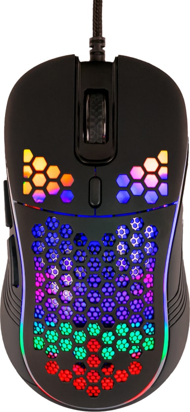 Next SR7 gaming mus (sort) | Elgiganten