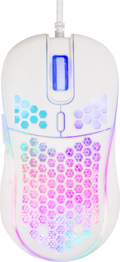 Next SR7 gaming mus (hvid) | Elgiganten