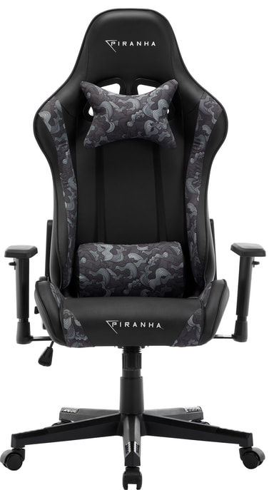 Piranha Bite gaming stol (Monochrome) | Elgiganten | Elgiganten