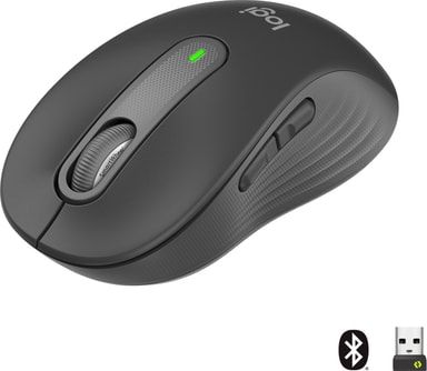 Logitech Signature M650 Large Wireless Mouse (Graphite) | Elgiganten
