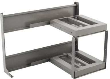 Epoq FlyBox 100 cm udtrækkelige hjørnehylder (grå) | Elgiganten