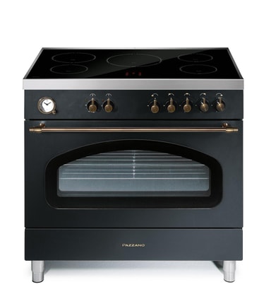 Pazzano Komfur - Regency 90 cm (1 ovn) (sort/bronze) Induktion ...